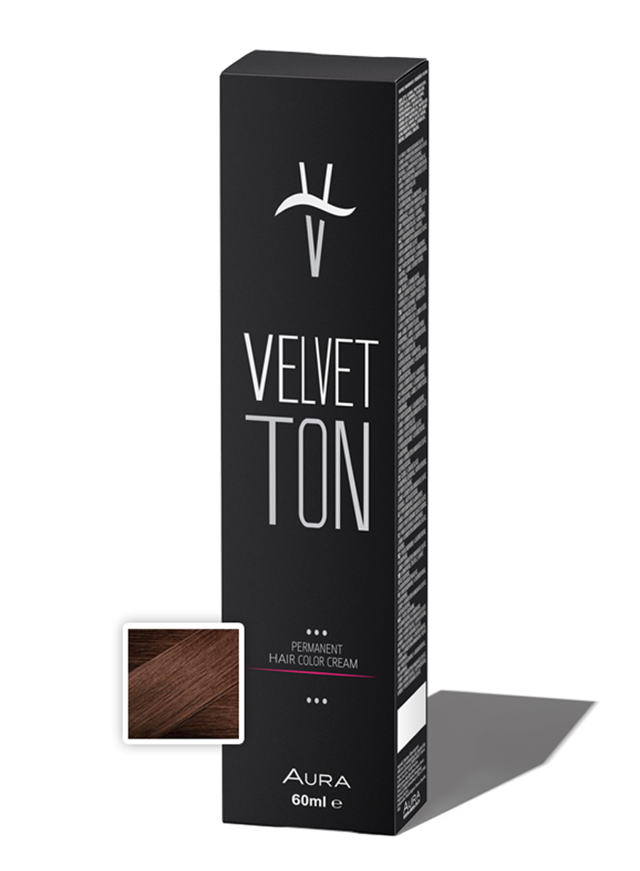 Boja za kosu VELVET TON 6.7 Svetlo čokoladno braon | AURA